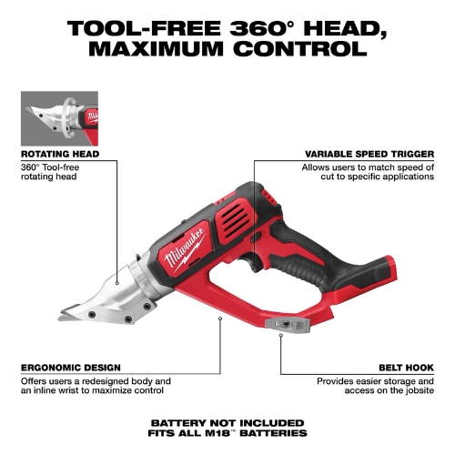 DealerShop - Milwaukee 2635-20 M18 18-Volt Lithium-Ion Cordless 18 ...